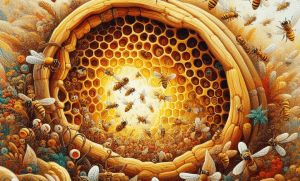 Exploring The Intricate World Inside Of A Beehive